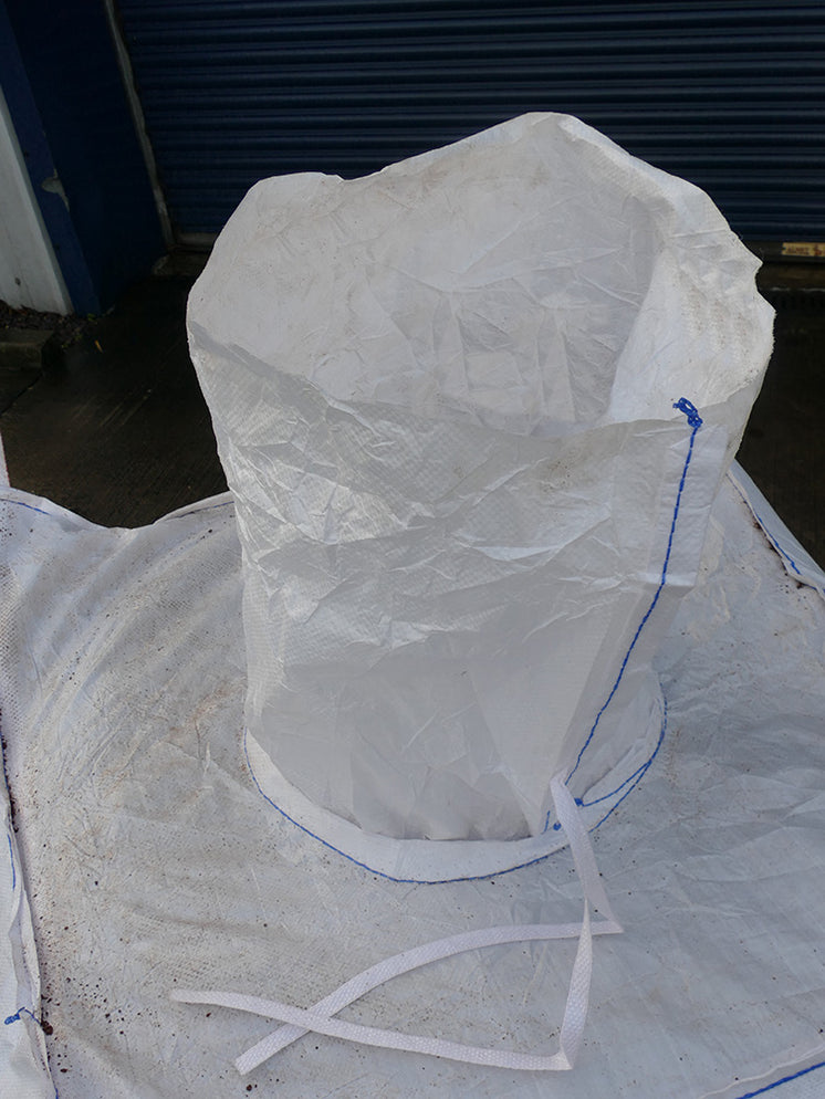 90x90x90cm FIBC Bulk Bag - Fill Spout & Discharge Spout — Sackmaker
