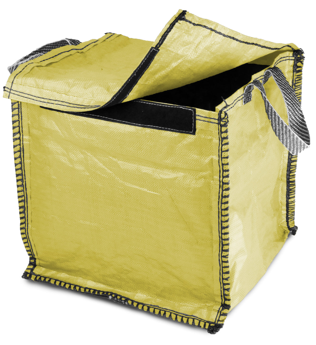 Yellow Recycling Bag - 90 Litre with Lid & Weighted Base - Kerbside ...