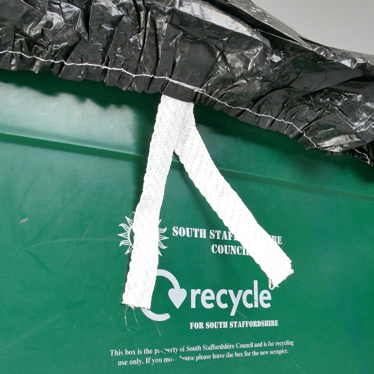 Kerbside Recycling Box Covers - Black — Sackmaker