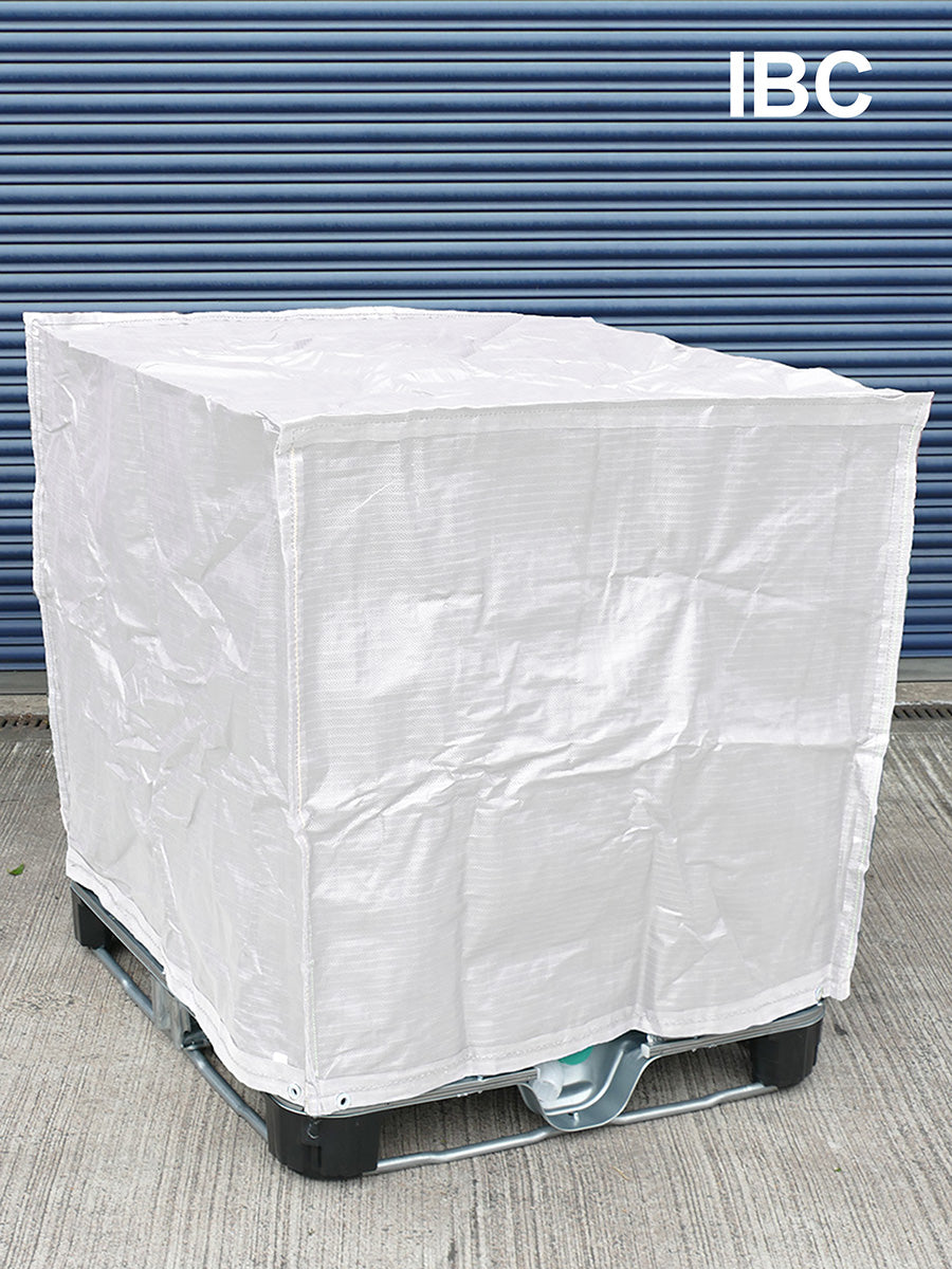 IBC Cover - White- 106x126x105cm — Sackmaker