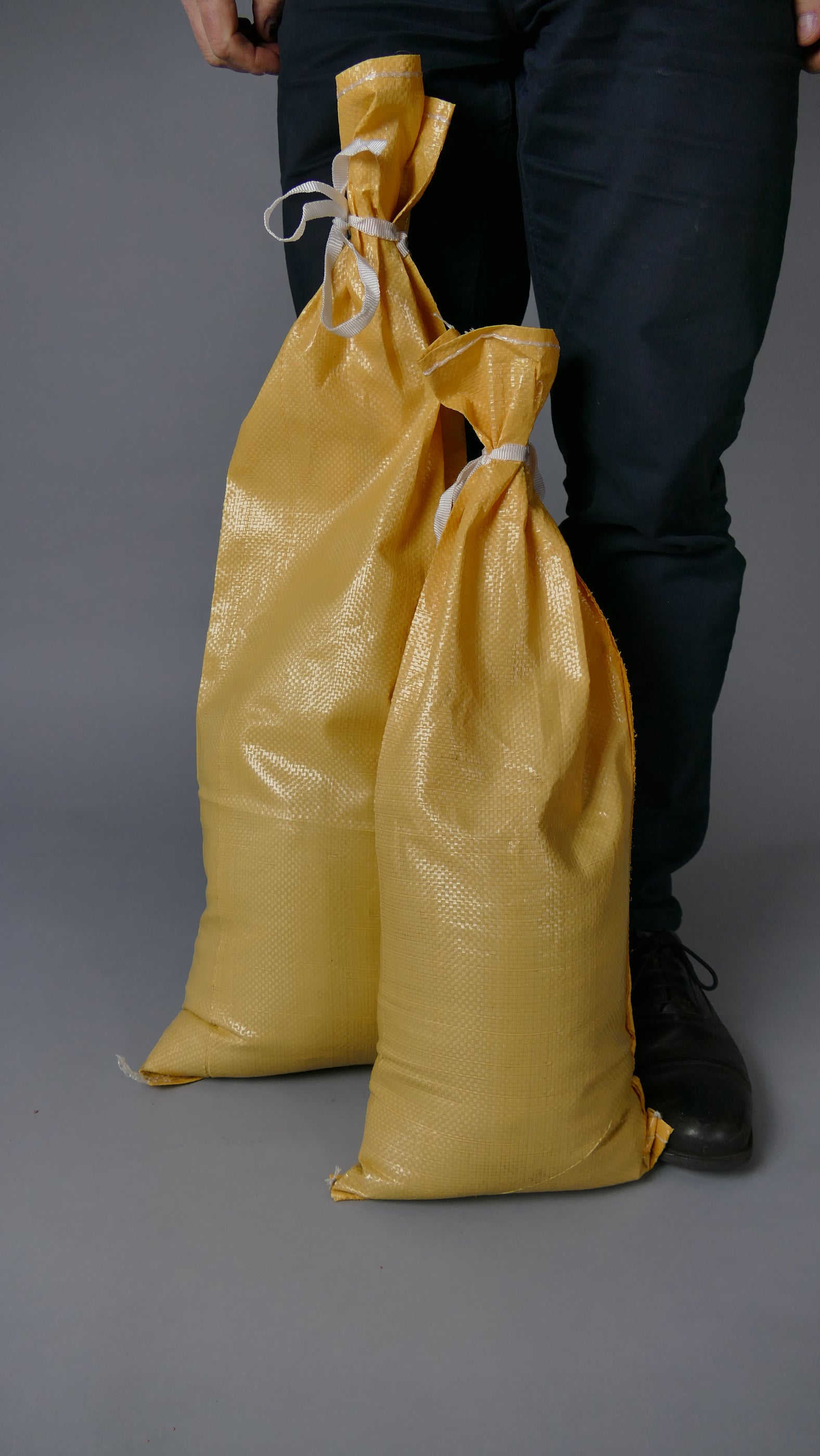 Mini Pre Filled Heavy Duty Woven Polypropylene Sandbags (Yellow ...